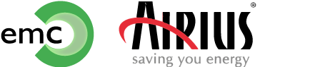 EMC & Airius logo - EMCs